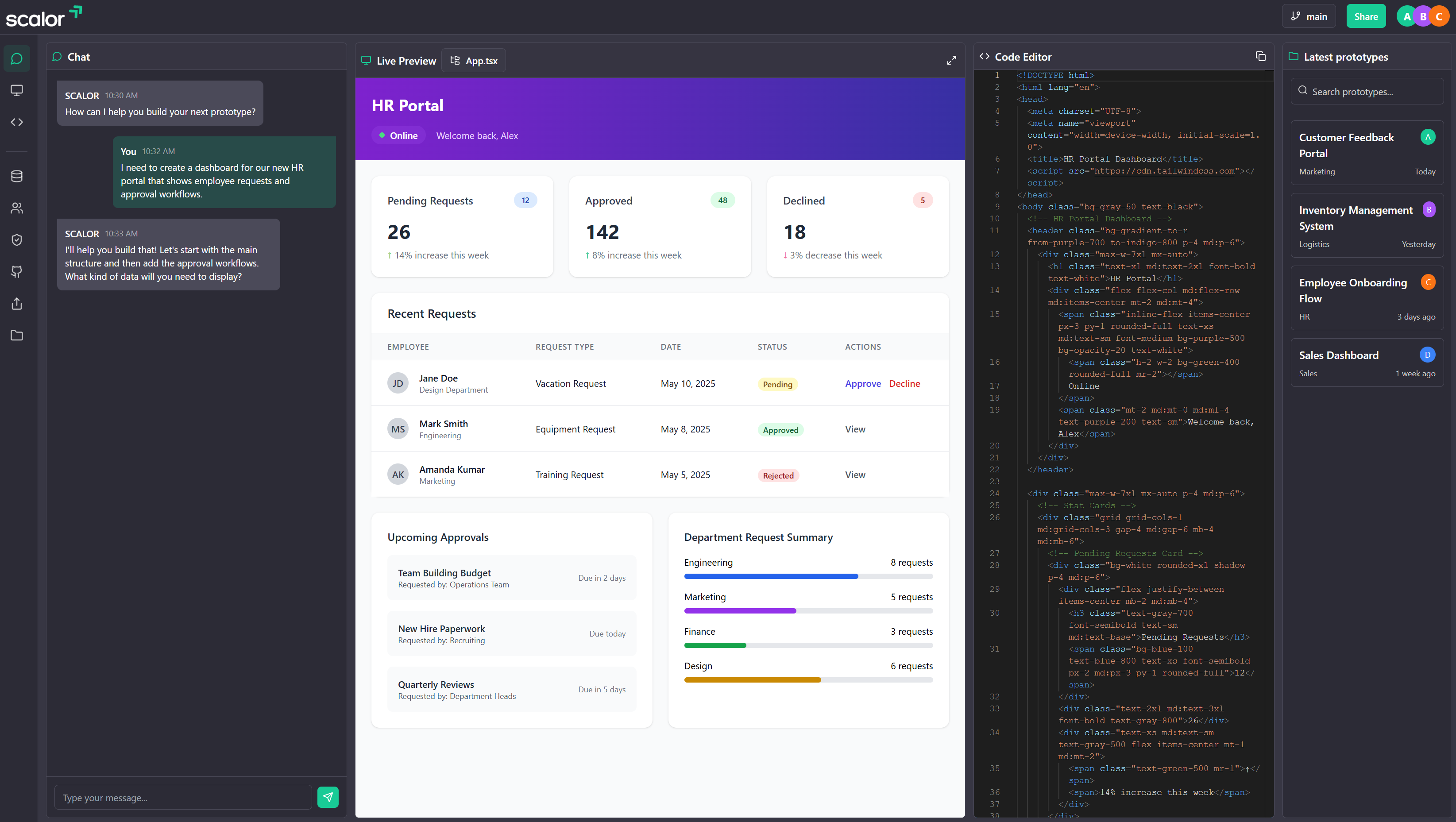 SCALOR - Enterprise Vibecoding | Self-Hosted AI Coding Platform | Made in Europe